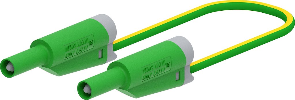 Electro-PJP 2711-IEC-CD1-50V merni kabl CAT III 1000 V 12 A 50 cm