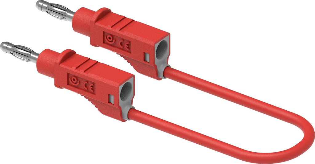 Electro-PJP 2111-CD1-25R merni kabl 12 A 25 cm crvena