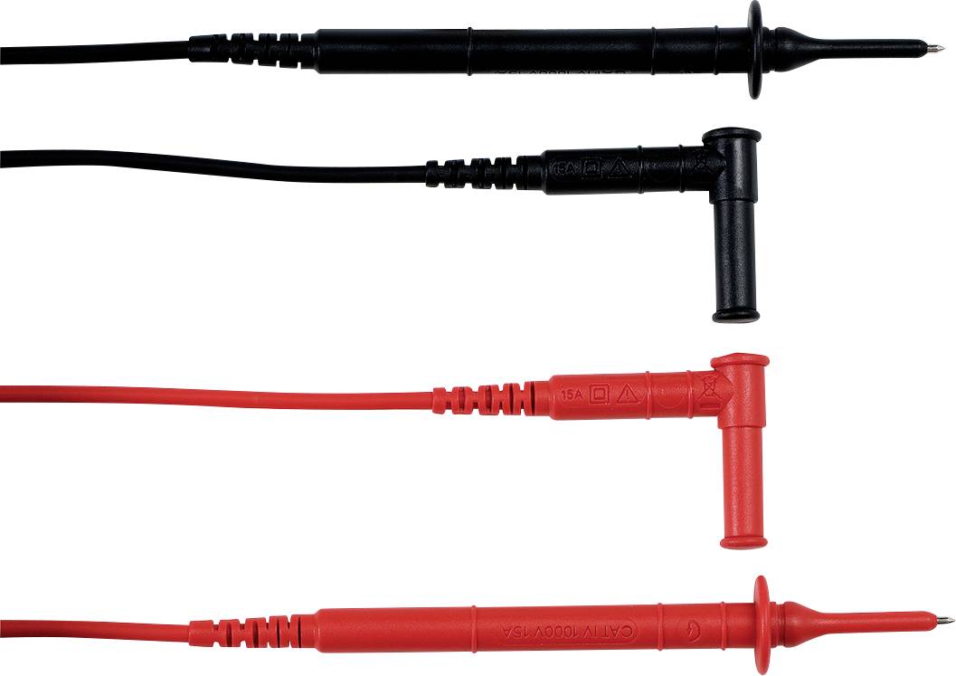 Chauvin Arnoux P01295456Z set mernih vodova CAT III 1500 V, CAT IV 1000 V 15 A 1,5 m