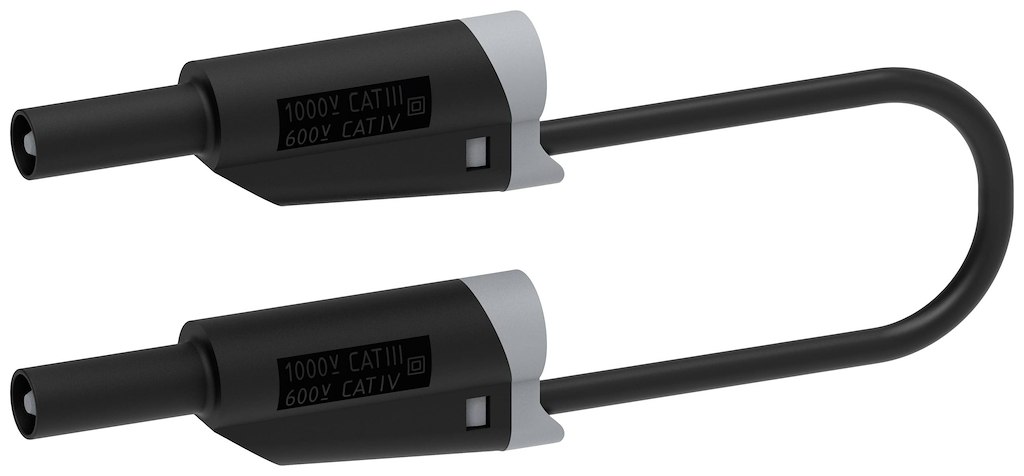 Electro-PJP 2717-IEC-CD1-100N merni kabl CAT III 1000 V 36 A 1,00 m
