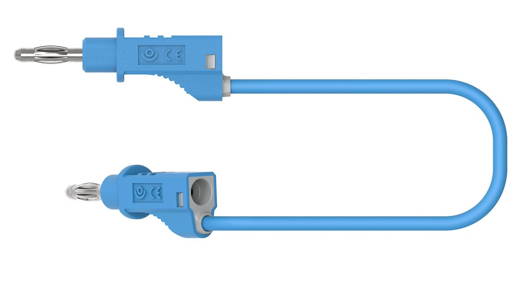 Electro-PJP 2110-CD1-50BL merni kabl 30 V/AC, 60 V/DC 12 A 50 cm