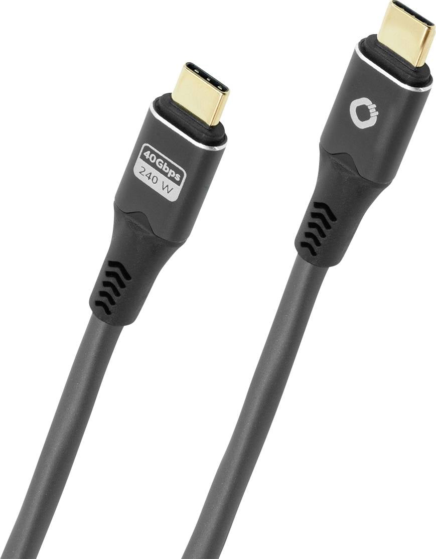 Oehlbach USB-C kabl 0,5 m antracitna USB-C®