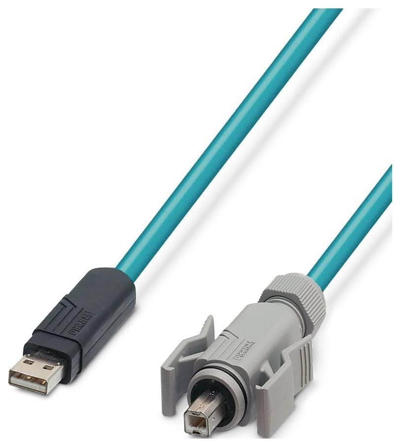 Phoenix Contact USB kabl 2,00 m vodno plava USB 2.0 3572231