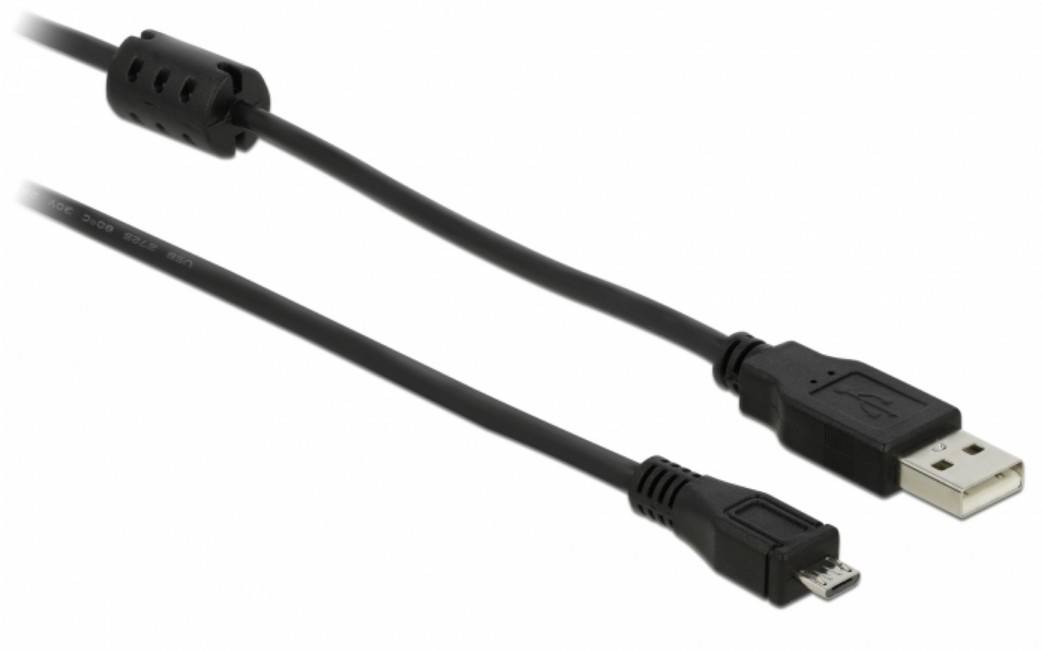Delock USB USB kabl 2,00 m crna USB mikro-B