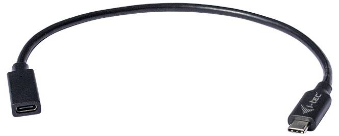 i-tec USB-C USB-C kabl 0,30 m crna Thunderbolt