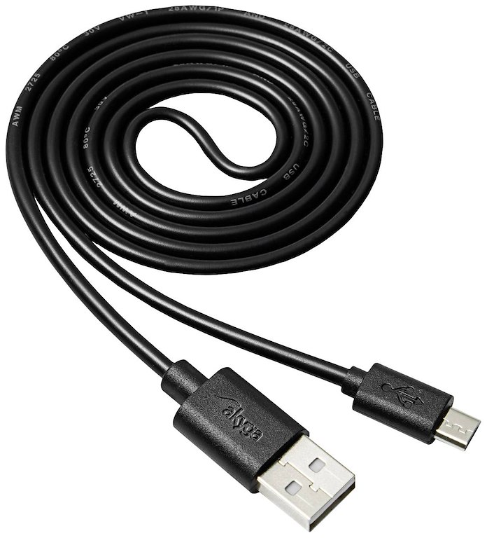 Akyga USB AK-USB-21 USB kabl 1,00 m crna USB mikro-B