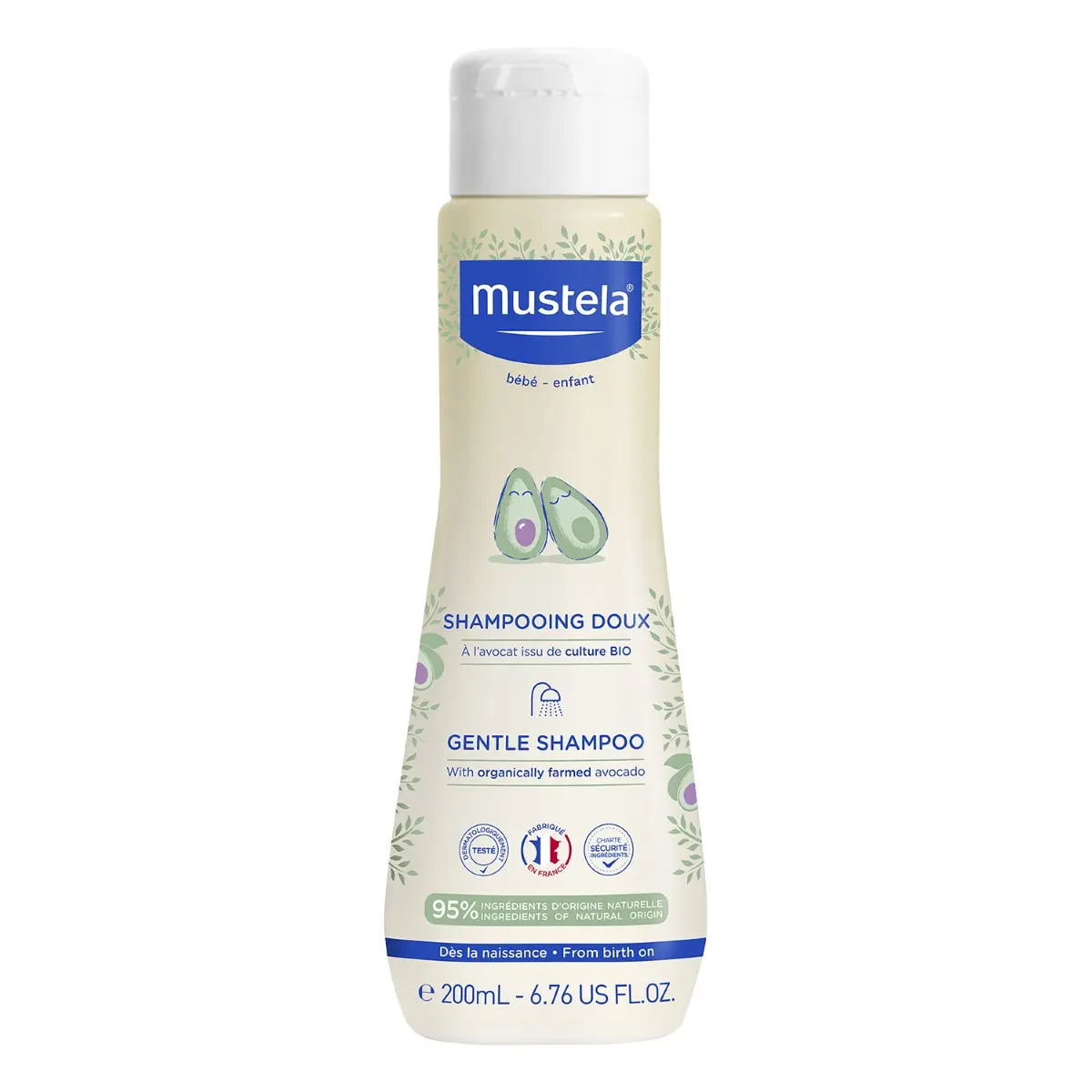 Mustela Blagi šampon za normalnu kožu beba, 200 ml