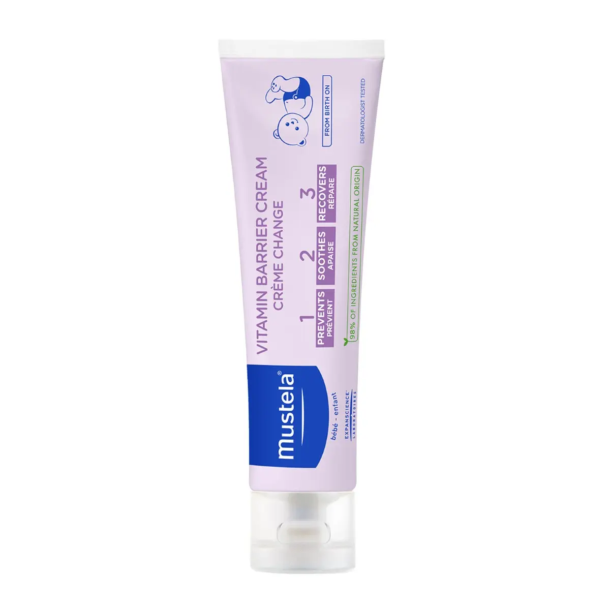 Mustela Zaštitna vitaminska krema za bebe 1-2-3, 50 ml