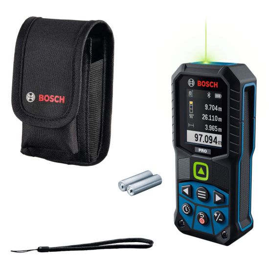Laserski daljinomer Bosch GLM100-36CG sa zelenim laserom i funkcijom Bluetooth (0601075700)