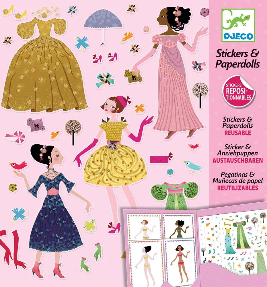 Kreativni set PAPER DOLLS DRESSES