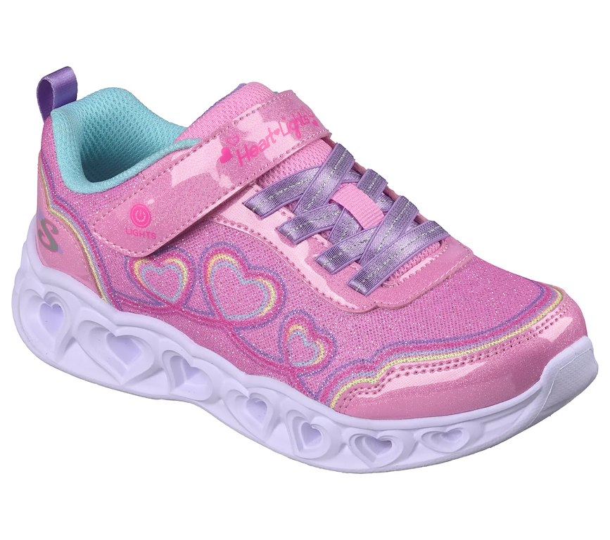 Skechers Patike za devojčice Heart Lights - Bubble Love, 303736NC-PKMT, Roze