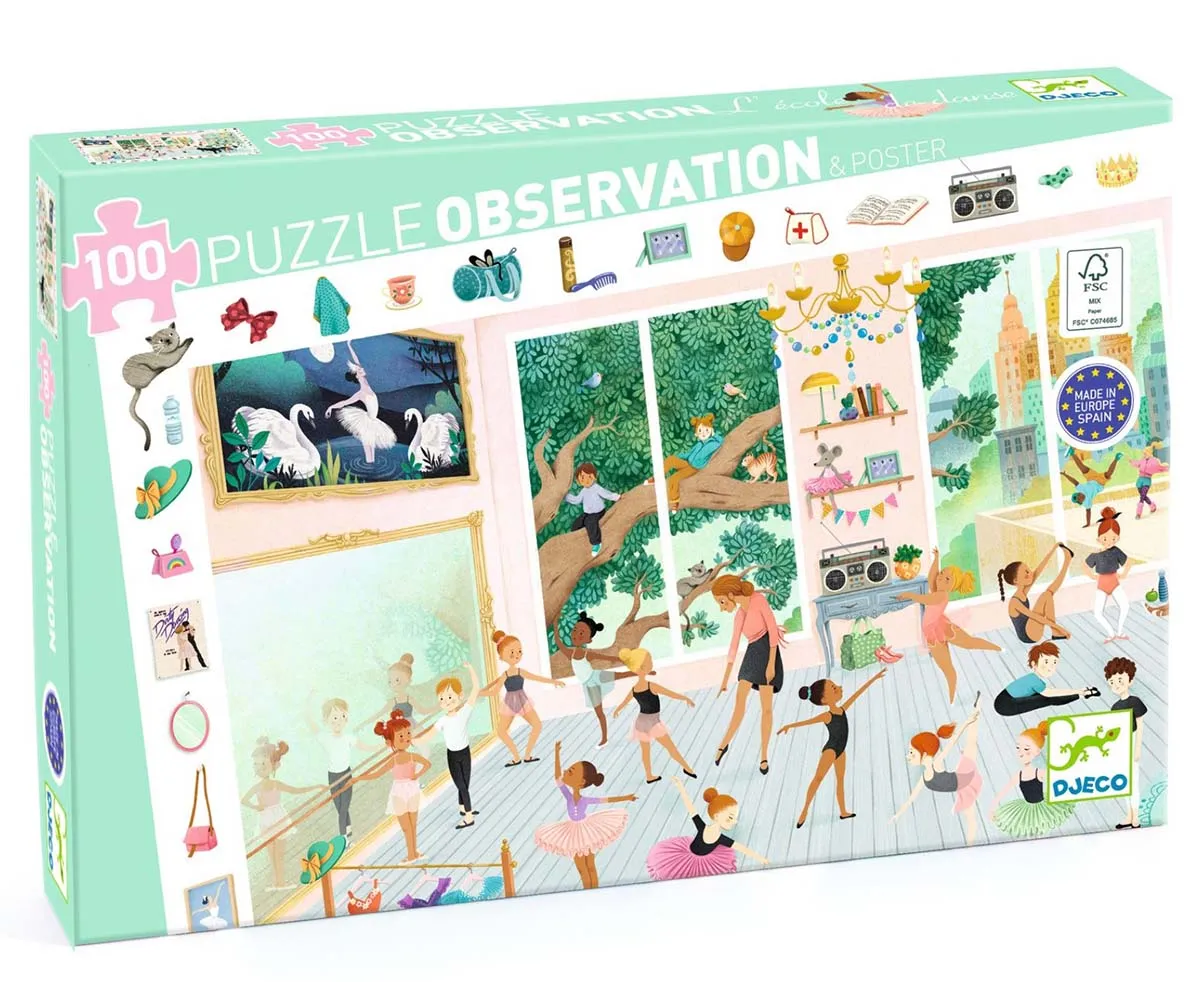 Puzzle za decu 100 - ŠKOLA PLESA