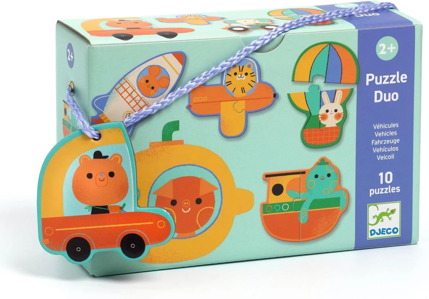 Puzzle za decu VEHICLES 10 kom