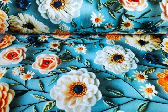 Pamuk saten - cvetni dezen col.03 - 100% pamuk