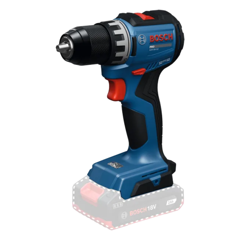 BOSCH Akumulatorska bušilica/odvrtač GSR18V-52, 2x gba 18V 2.0Ah + gal 18V-20 + l kofer, 06019S0025