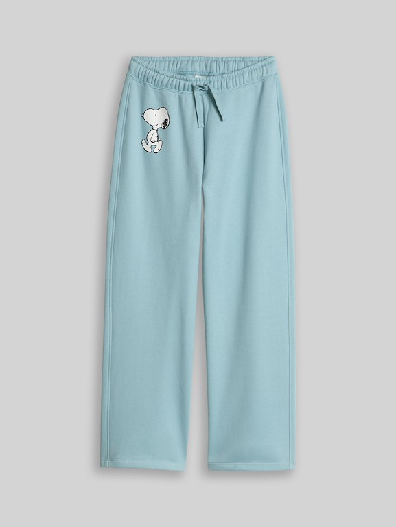 Pantalone sa širokim nogavicama i Snoopy printom