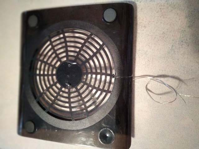 DC Fan Notebook Cooler Stand FC Rohs sa 1  ventilatorom