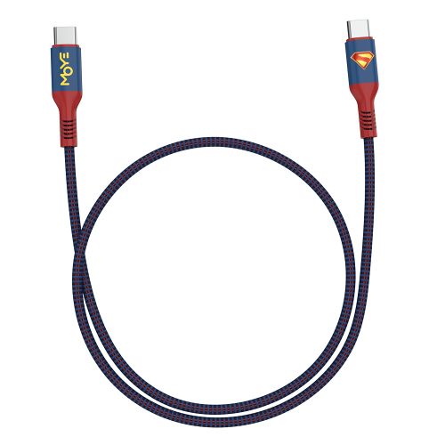 Moye Superman USB-C na USB-C kabl za punjenje, pleteni