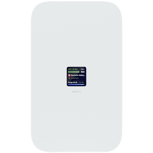 Ubiquiti UniFi 5G Max U5G-Max 5G modem, 3,4 Gbps, 2,5 GbE, ekran 1,3"