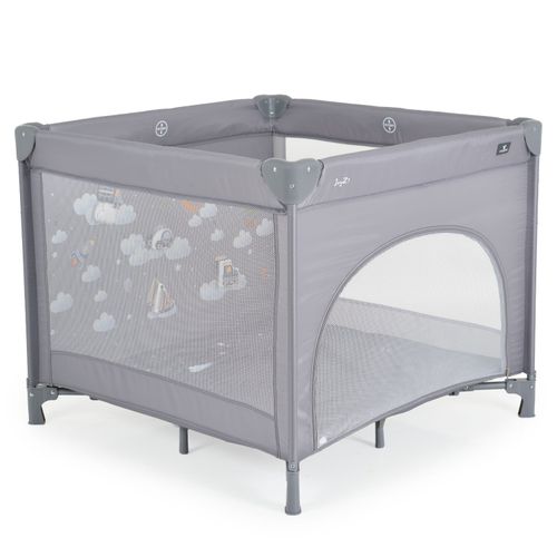 Cangaroo Joyzi ogradica za igru 90 × 90 cm sklopiva, do 15 kg – siva