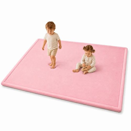 Kinder Home dečiji tepih LOLA sa memorijskom penom 150x200 cm, roze