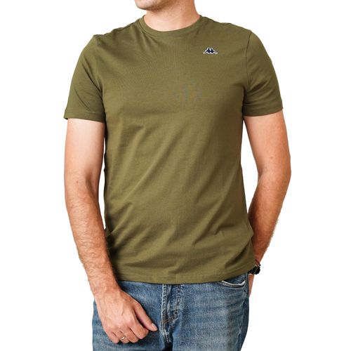 Robe di Kappa majica Luc za muškarce, maslinasta