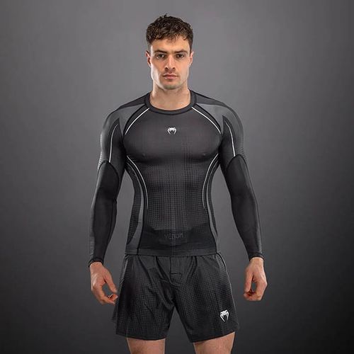 Venum Stealth Rashguard Dugi Rukav Crno/Beli XL