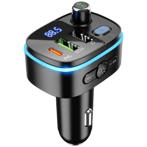 hoco. FM transmiter, brzi punjač za auto, BT v5.0, 3 x USB - E62 Fast