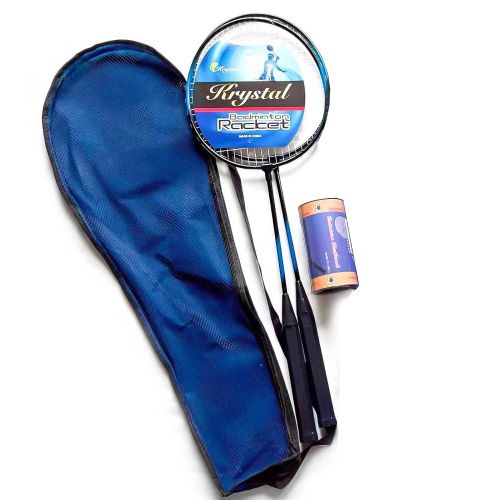 Badminton set Krystal sa 2 reketa i 3 loptice