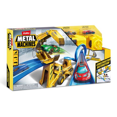 ZURU Metal Machines auto staza gradilište sa 2 vozila i kranom
