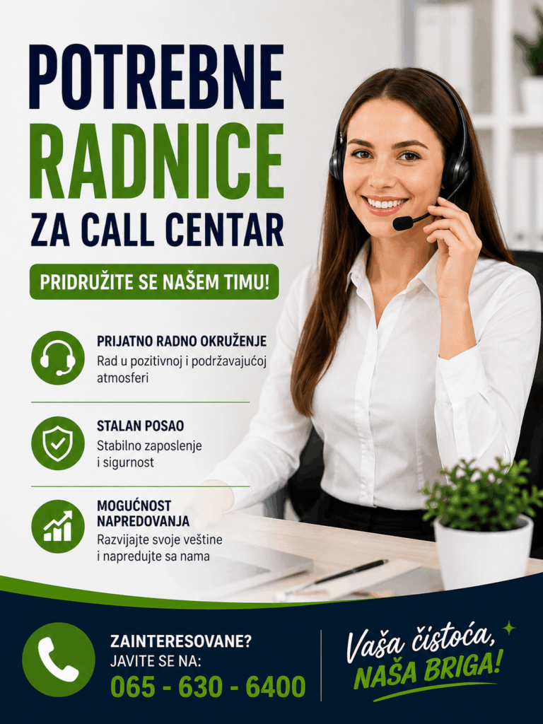 Potrebne radnice za poziciju operatera