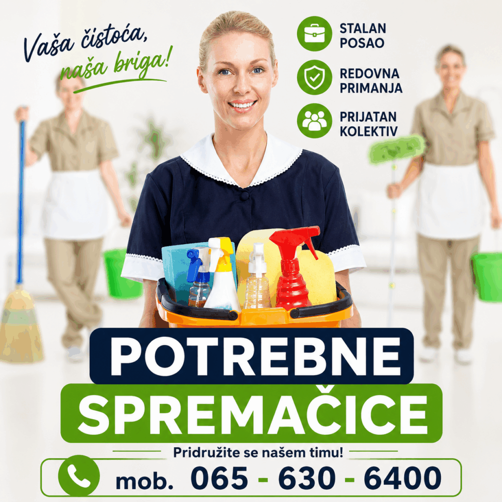 Potrebne radnice za čišćenje firmi