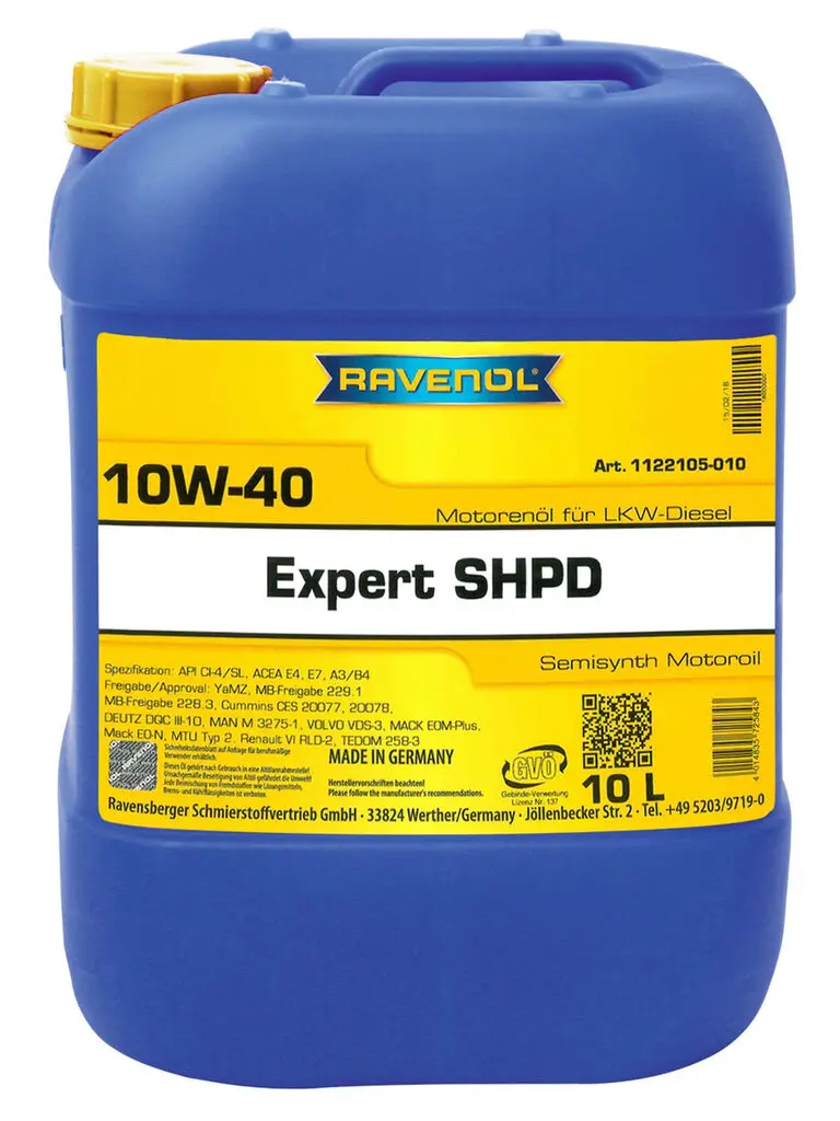 Ravenol Motorno ulje Expert SHPD 10W-40, 10 l