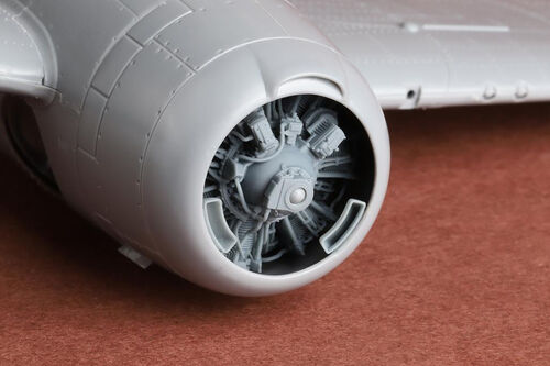 NEW! SBS Model 48108 Grumman F4F-3/4 Wildcat - Intercooler Scoops (for Eduard / Tamiya and Academy Kits / 3D-Printed)