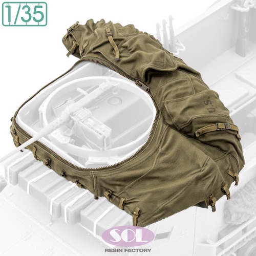 NEW! SOLMODEL MM1096 US WWII M3A1 - Canvas Tops (for Andy's Hobby Kits / 3D-Printed)