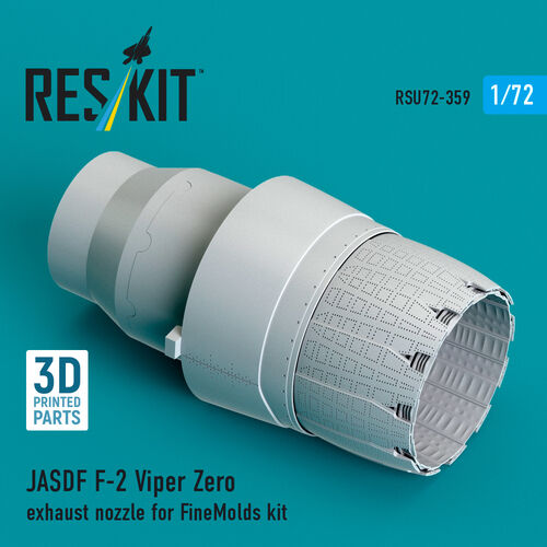 NEW! RES/KIT U72-0359 JASDF F-2 Viper Zero - Exhaust Nozzle (for FineMolds Kits / 3D-Printed)