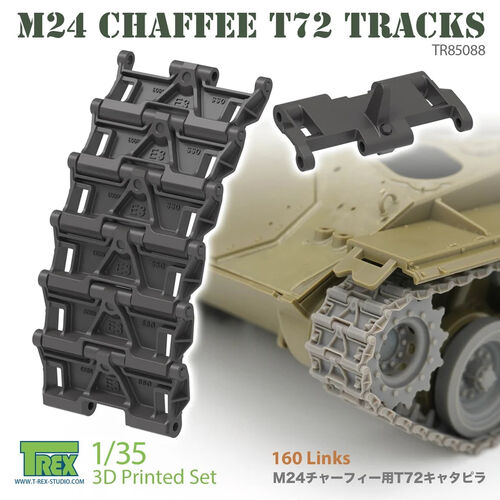 NEW! T-Rex Studio 85088 M24 Chaffee - T72 Tracks (3D-Printed)
