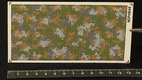 NEW! Metallic Details MDP48048 Modern Camouflage Net (Barracuda-Type) - SUMMER Flexible 3D Decal