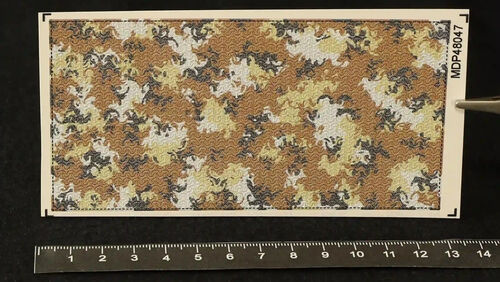 NEW! Metallic Details MDP48047 Modern Camouflage Net (Barracuda-Type) - AUTUMN Flexible 3D Decal
