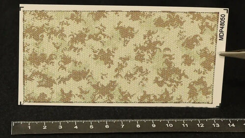 NEW! Metallic Details MDP48050 Modern Camouflage Net (Barracuda-Type) - AFRICA Flexible 3D Decal