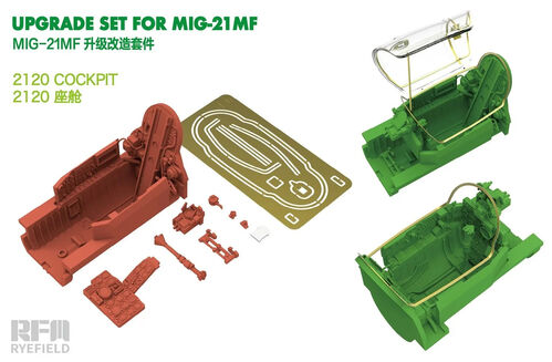 NEW! Rye Field Model RM-2120 MiG-21 MF - Cockpit (3D-Printed)