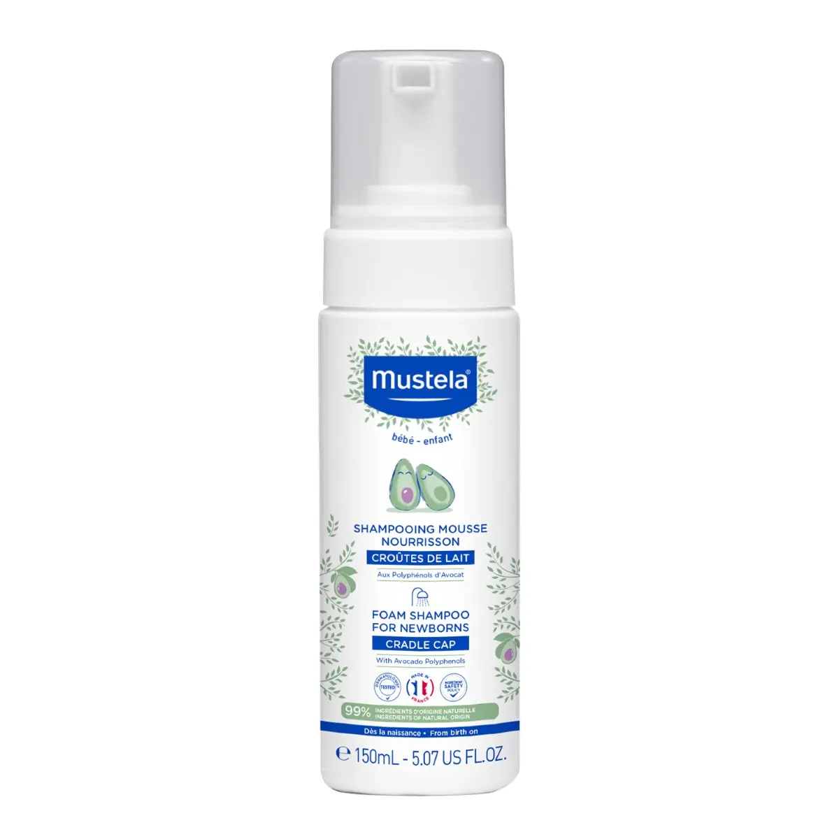 Mustela Pena šampon za temenjaču za bebe, 150 ml
