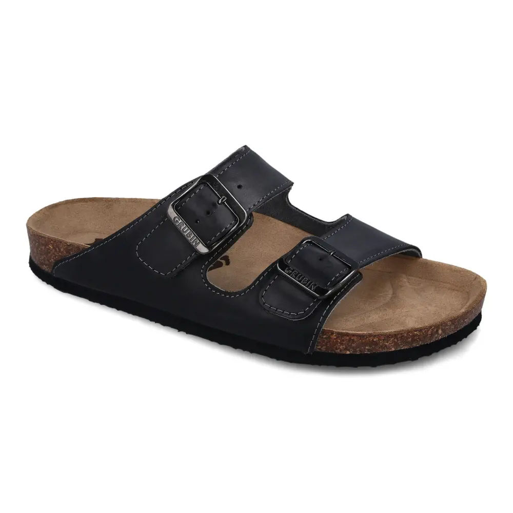 GRUBIN Muške papuče Arizona 0034010 , Crne