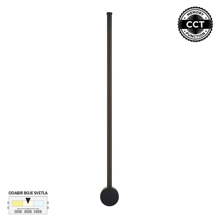 LED zidna lampa F2611-⁠608Z BK CCT