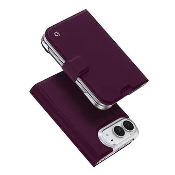 IPHONE DUO DUX DUCIS SKIN PRO FLIP CASE - DARK CHERRY