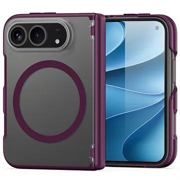 IPHONE DUO DUX DUCIS EXPN HYBRID CASE - MAGSAFE COMPATIBLE - DARK CHERRY