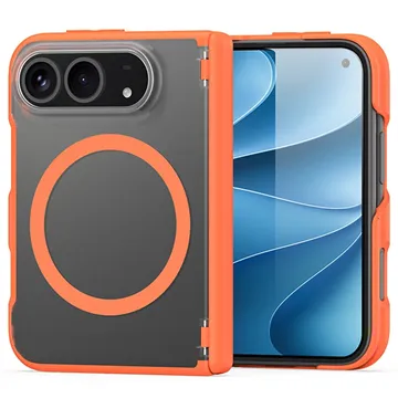 IPHONE DUO DUX DUCIS EXPN HYBRID CASE - MAGSAFE COMPATIBLE - ORANGE