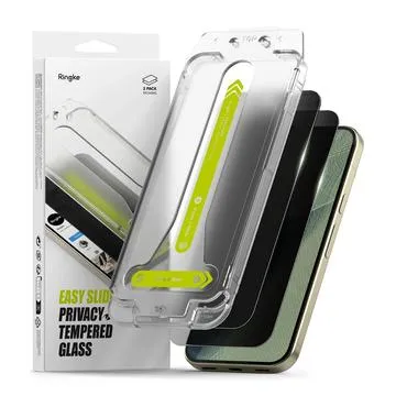 GOOGLE PIXEL 9 PRO/10 PRO/11 PRO RINGKE EASY SLIDE PRIVACY TEMPERED GLASS SCREEN PROTECTOR - 2 PCS.