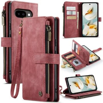 GOOGLE PIXEL 9A CASEME C30 MULTIFUNKCIONALNA FUTROLA-NOVČANIK - CRVENA