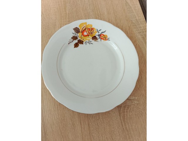 Tanjir plitki Jugokeramika  / Porcelan Zagreb /Vintage